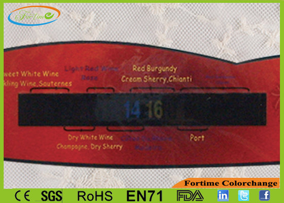 High Accuracy PVC Red Wine Thermometer Can Be Printed LOGO