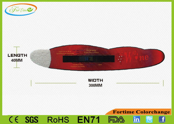 High Accuracy PVC Red Wine Thermometer Can Be Printed LOGO