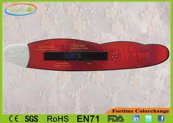 High Accuracy PVC Red Wine Thermometer Can Be Printed LOGO