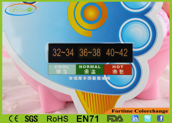Eco-friendly PVC Digital Baby Bath Thermometer No Mercury For Infants