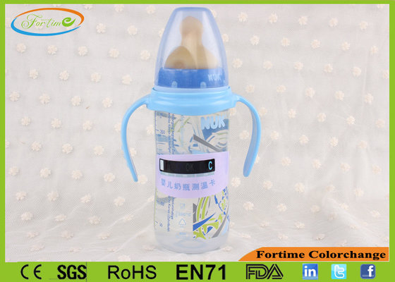 PVC Wireless Baby Bottle Thermometer Promotional Custom 250 * 35mm