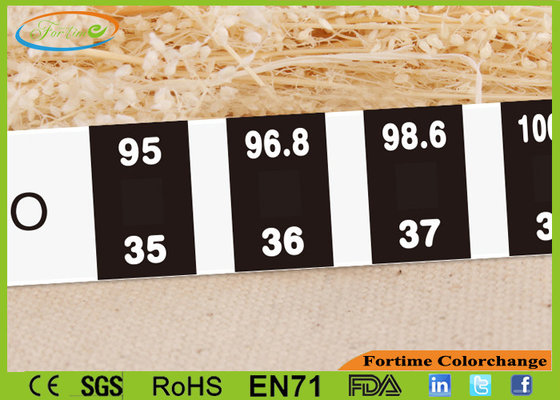 Health Enviroment PET Forehead Thermometer Strip Custom For Feverscan