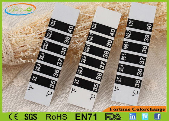 Baby Forehead LCD Color Change Thermometer Non-Toxic 20 x 90mm
