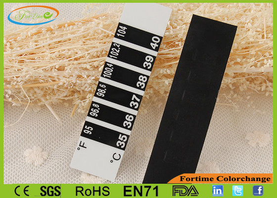 Baby Forehead LCD Color Change Thermometer Non-Toxic 20 x 90mm