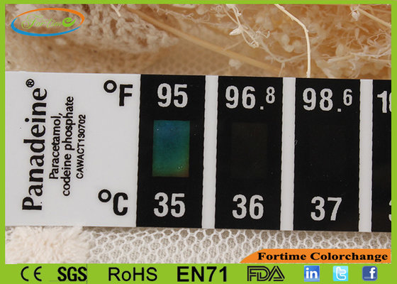 Promotional Gift - Thermochromic Liquid Crystal Forehead Thermometer Stip
