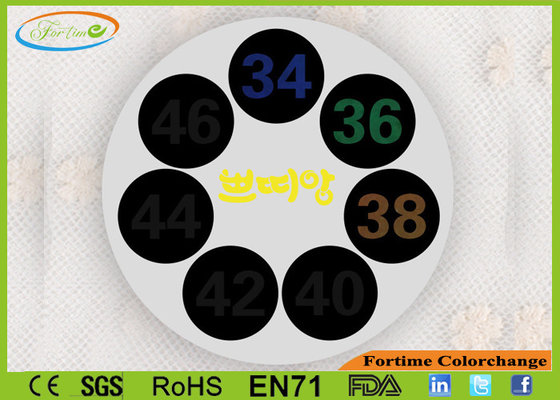 LCD Waterproof Aquarium Thermometer Sticker Round For Fish Tank