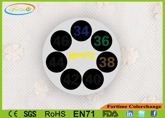 LCD Waterproof Aquarium Thermometer Sticker Round For Fish Tank