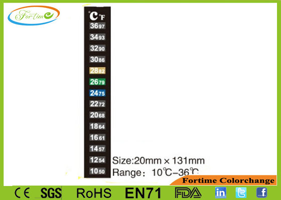 Exquisite Aquarium Thermometer Strip Liquid Crystal Digital 20 x 131mm