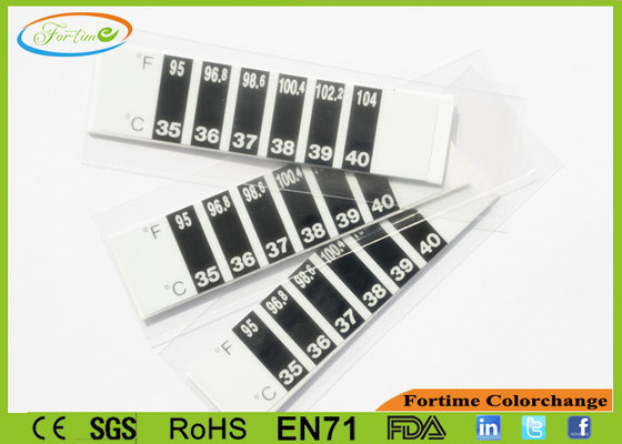 Kids LCD Forehead Thermometer Strip Color Change For Fever Scan 35 - 40℃