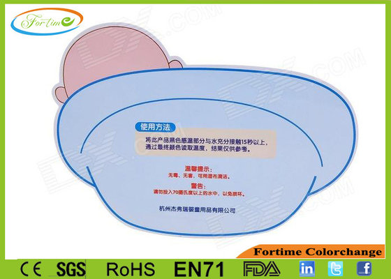 PVC / PP / Paper Baby Bath Thermometer 32 - 42℃ Measure Bath Water Temperature
