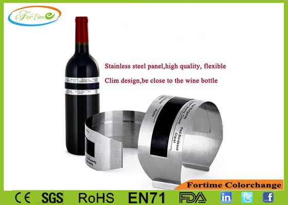 LCD Stainless Steel Wine Thermometer For Mesure Wine Temperature