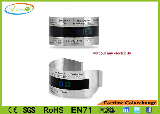 LCD Stainless Steel Wine Thermometer For Mesure Wine Temperature