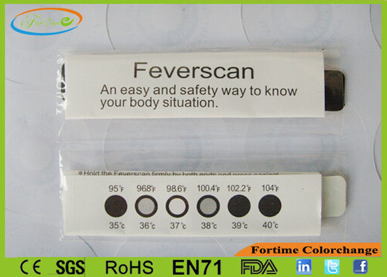 Portable PET Forehead Thermometer Strip Health Care Use 16 * 90mm