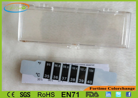 Color Changing Forehead Head Strip , Baby Fever Scan Thermometer Strips