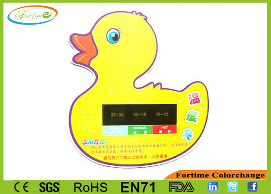 Non-toxic LCD Baby Bath Thermometer Duck Liquid Crystal Heat Sensitive