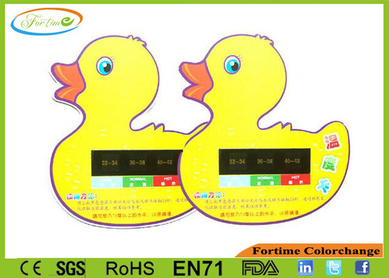 Non-toxic LCD Baby Bath Thermometer Duck Liquid Crystal Heat Sensitive