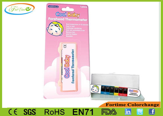 Liquid Crystal Heat Sensitive Stickers , PET Adhesive Temperature Strips