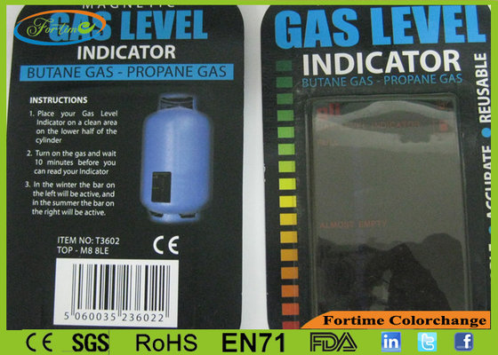 Customized Magnetic Gas Bottle Level Indicator Propane Caravan Camping BBQ Heating