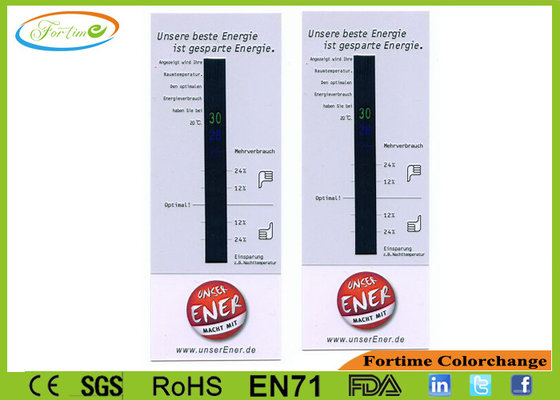 High Accuracy Color Changed Room Thermometer Card  For Home Care