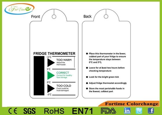 LCD Kitchen Refrigerator Freezer Thermometer Card Energy Saving Promotional