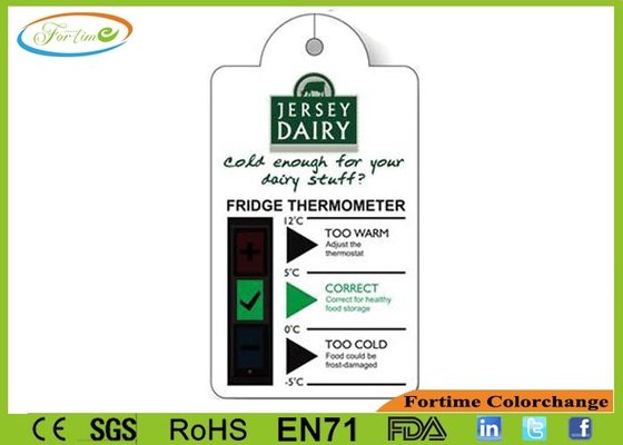 LCD Kitchen Refrigerator Freezer Thermometer Card Energy Saving Promotional