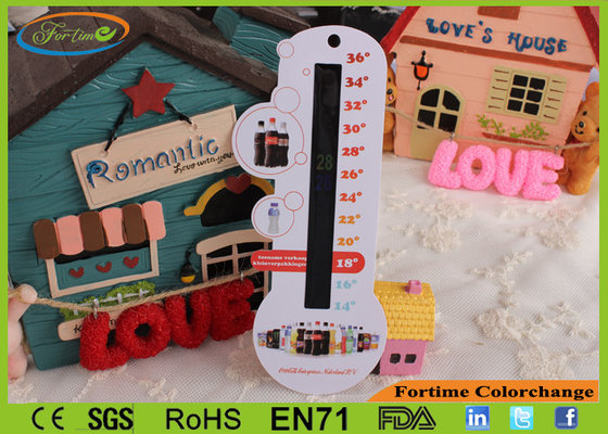 EN71 Approved PVC Indoor Reusable Room Thermometer Strip Color Change