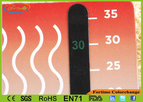 Daily Usage Room Thermometer Card Baby Care Reusable 0~35℃