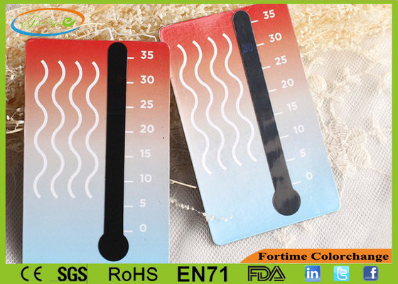Daily Usage Room Thermometer Card Baby Care Reusable 0~35℃