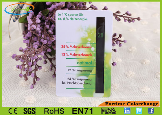 Eco - Friendly Nursery Room Liquid Crystal Thermometer For Baby Care
