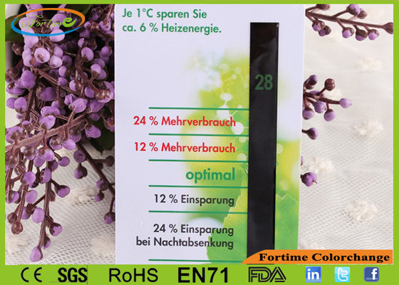 Eco - Friendly Nursery Room Liquid Crystal Thermometer For Baby Care