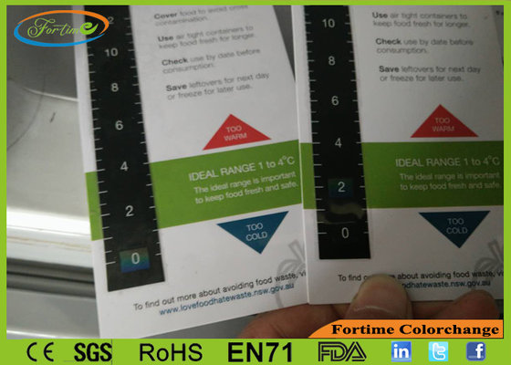 Reusable Fridge Thermometers Card / High Accuracy Fridge Freezer Temperature Gauge