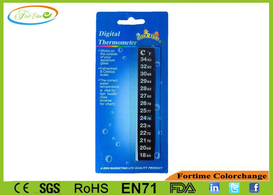 Reusable Digital Aquarium Thermometer Sticker PET  High Accuracy