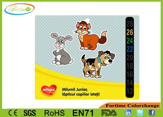 Promotional Paper Room Thermometer Card Unbreakable Eco - Friendly