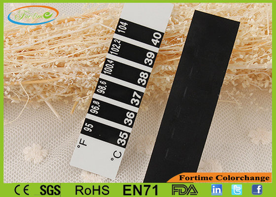Accurate LCD Forehead Thermometer Strip With Adhesive For Baby Checking Fever
