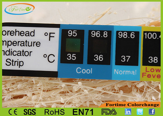 Liquid Crystal Forehead Thermometer Strips For Family Health Care ,Fever Thermometer