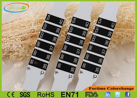LCD Forehead Thermometer Strip , Convenient Unbreakable LCD Thermometer Strip