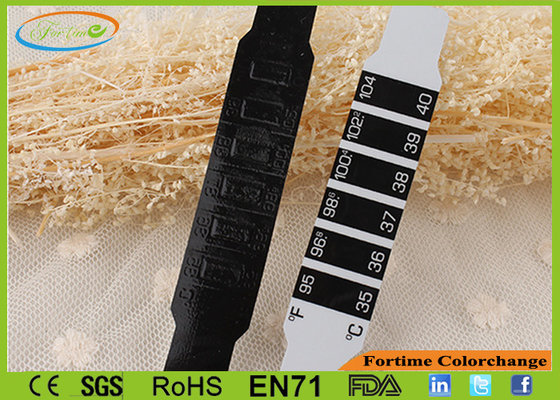 LCD Forehead Thermometer Strip , Convenient Unbreakable LCD Thermometer Strip