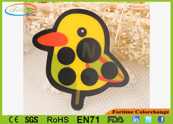 OEM Baby Care Liquid Crystal Thermometer Sticker With Carton Shape