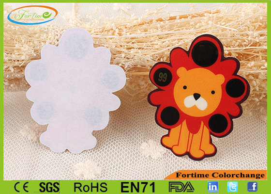 Cute Lion Shape Handy Baby Forehead Head Fever Temperature Stickers Accurate