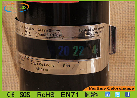 High Accuracy Red Digital Wine Thermometer Liquid Crystal Heat Sensitive