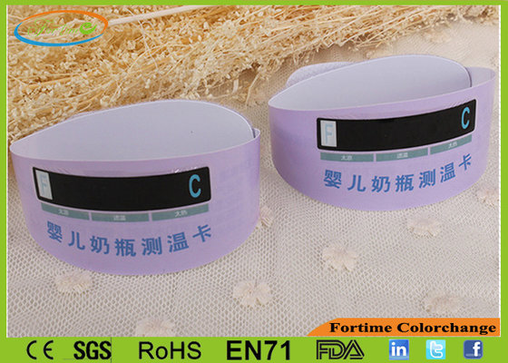 LCD Milk Bottle Thermometer Infant Feeding Bottle Temperature Test Strip