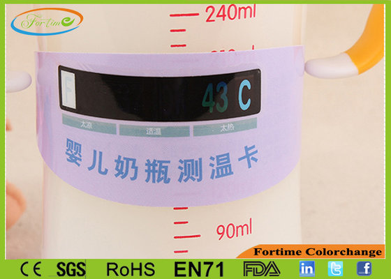 LCD Milk Bottle Thermometer Infant Feeding Bottle Temperature Test Strip