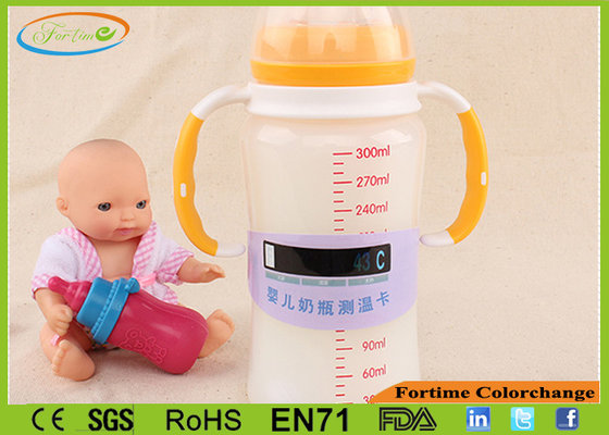 LCD Milk Bottle Thermometer Infant Feeding Bottle Temperature Test Strip