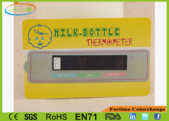 Milk Bottle Temperature Test Strip / Sticker Reusable For Baby Kids