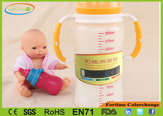 42x230mm Baby Bottle With Thermometer PP Liquid Crystal Thermometer Strip