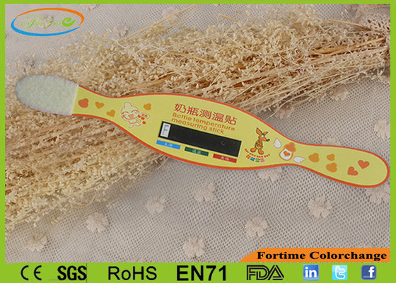 42x230mm Baby Bottle With Thermometer PP Liquid Crystal Thermometer Strip