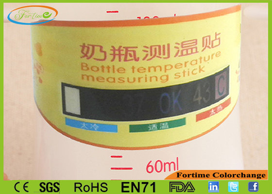 42x230mm Baby Bottle With Thermometer PP Liquid Crystal Thermometer Strip