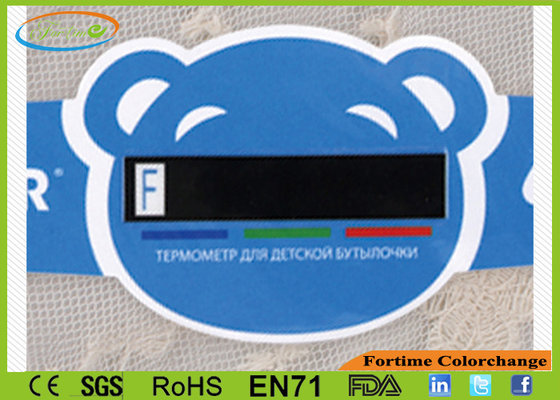 Blue European Nursery Feeding Bottle Thermometer For Kids , Convenient