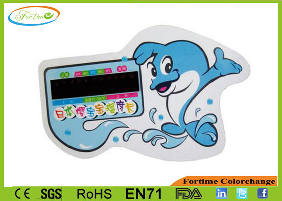 Healthy LCD Baby Room And Bath Thermometer Card Safety First