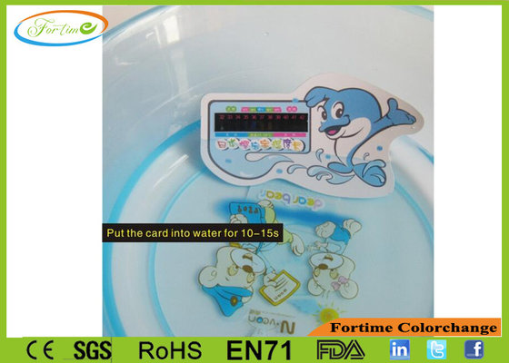 Healthy LCD Baby Room And Bath Thermometer Card Safety First
